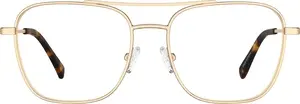 Zenni Aviator Full Rim Eyeglasses - Gold