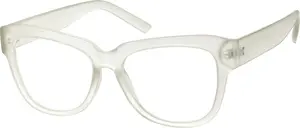 Zenni Square Full Rim Frame - Clear