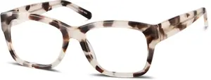 Zenni Square Full Rim Eyeglasses - Ivory Tortoiseshell