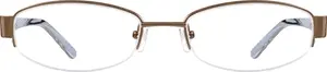 Zenni Oval Half-rim Eyeglasses