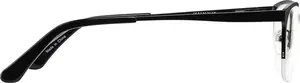 Zenni Browline Half-rim Stainless Steel Eyeglasses