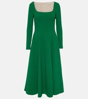 EMILIA WICKSTEAD Kylee Crêpe Midi Dress