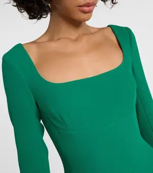 EMILIA WICKSTEAD Kylee Crêpe Midi Dress