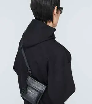 Balenciaga Explorer Leather Pouch