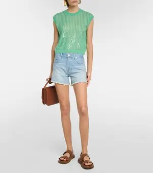 FRAME Le Super High Denim Shorts