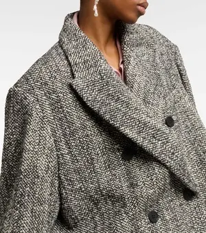 Isabel Marant Lojimiko Oversized Wool-blend Coat