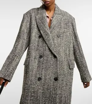 Isabel Marant Lojimiko Oversized Wool-blend Coat