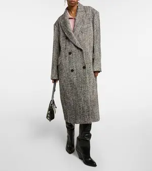 Isabel Marant Lojimiko Oversized Wool-blend Coat