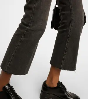 FRAME Le Crop Mini Boot High-rise Bootcut Jeans