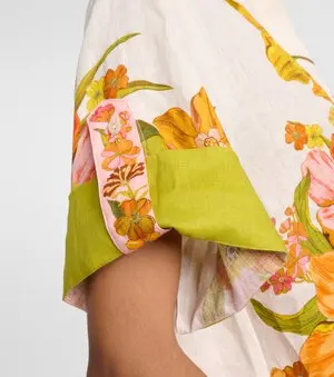 ALEMAIS Alémais Silas Printed Linen Shirt