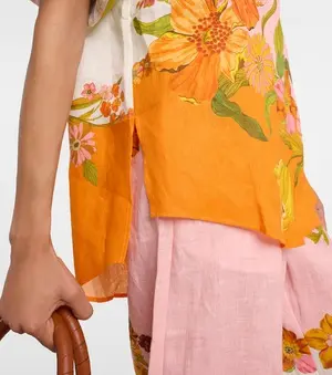ALEMAIS Alémais Silas Printed Linen Shirt