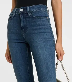 FRAME Le High Straight Long Jeans