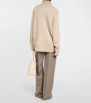 THE ROW Stepny Wool And Cashmere Turtleneck Sweater
