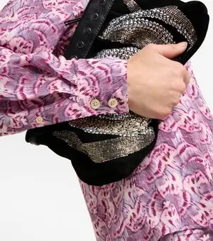 Isabel Marant Étoile Ilda Printed Silk-blend Blouse - Multicoloured
