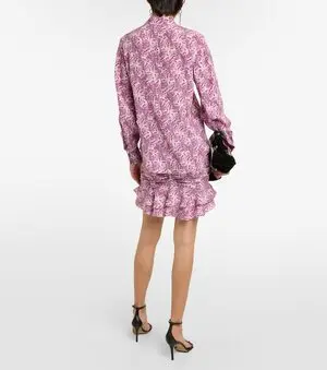 Isabel Marant Ilda Printed Silk-blend Blouse