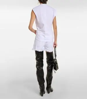 Isabel Marant Étoile Nayda Cotton Jersey T-shirt - White