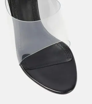 Alaïa Embellished Leather And Pu Sandals