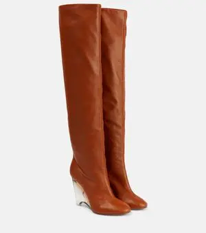 Alaia Round Toe Boots For Women