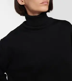 Alaïa Wool-blend Turtleneck Sweater
