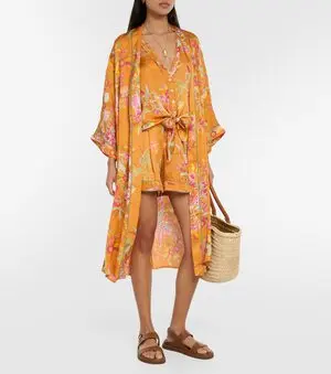 Poupette St Barth Isabelle Floral High-rise Shorts