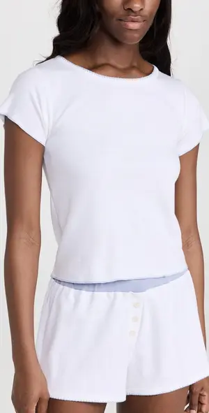 Morgan Lane Baby Jean Tee - Chalk