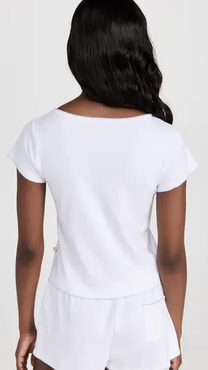 Morgan Lane Baby Jean Tee - Chalk