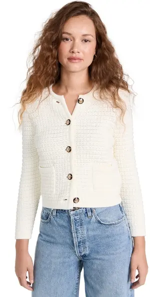 Ba&sh Gaspard Cardigan - Ecru