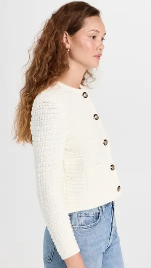 Ba&sh Gaspard Cardigan - Ecru