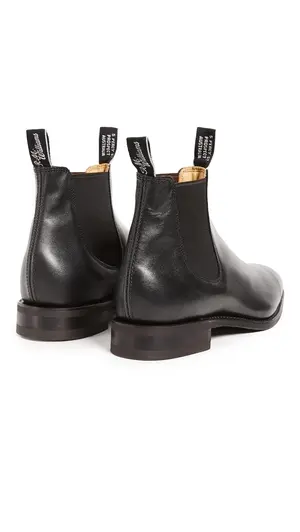 R.m. Williams Classic Leather Chelsea Boots - Black