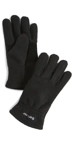 Barbour Coalford Fleece Gloves - Black