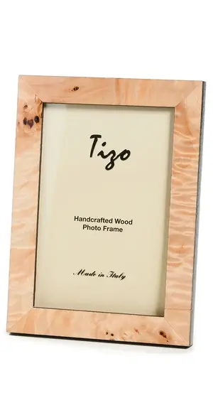 TIZO DESIGN Wood Frame 4x6 - Natural Burl