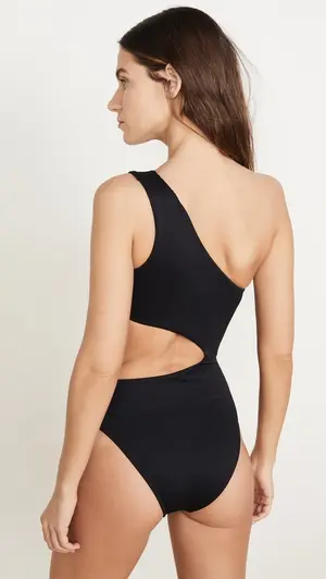 Beach Riot Celine One Piece - Black