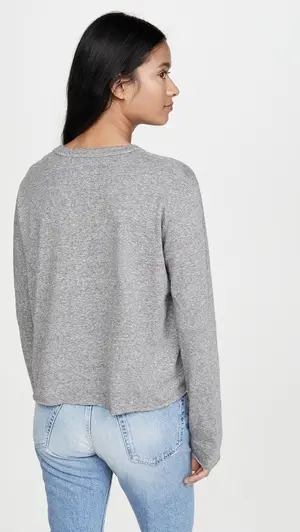 The Great. Long-sleeve Crop Tee