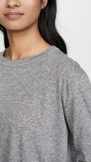 The Great. Long-sleeve Crop Tee