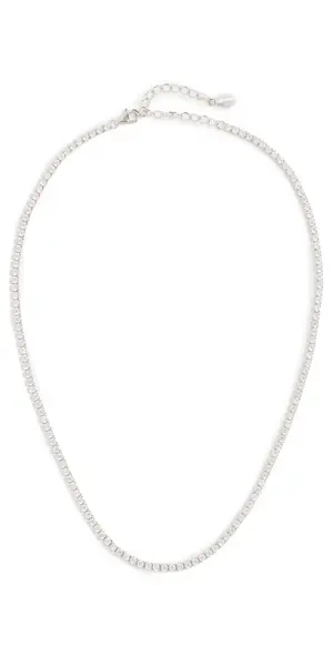 Shashi Tennis Necklace - White Gold