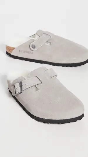 BIRKENSTOCK Boston Shearling Clogs