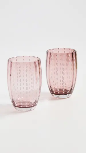 ZAFFERANO Perle Tumbler Set Of 2