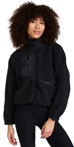Free People Hit The Slopes Jacket - Black