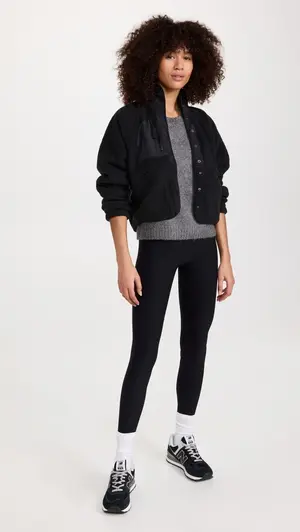 Free People Hit The Slopes Jacket - Black