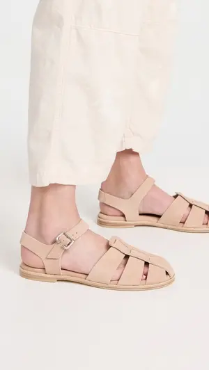 Freda Salvador Sera Sandals - Blush Suede
