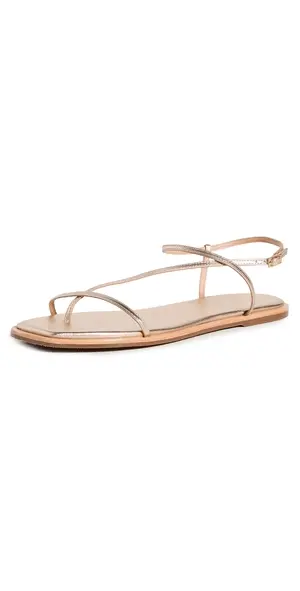 Kaanas Alayta Square Toe Sandals - Gold