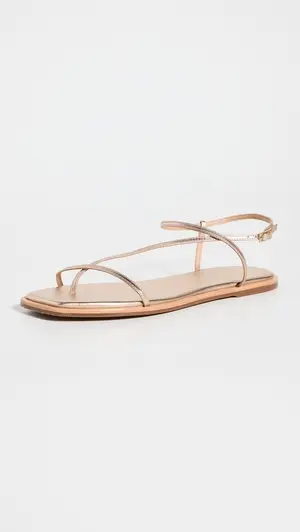 Kaanas Alayta Square Toe Sandals - Gold