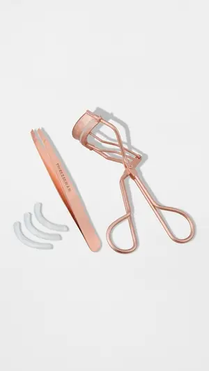 TWEEZERMAN Rose Gold Brow And Lash Set