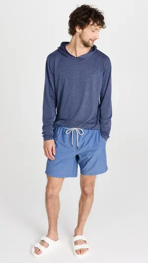 FAIR HARBOR The Bayberry Swim Trunks 7 - Blue Waves