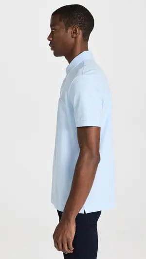 Lacoste Stretch Cotton Paris Polo - Light Blue