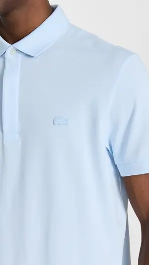 Lacoste Stretch Cotton Paris Polo - Light Blue