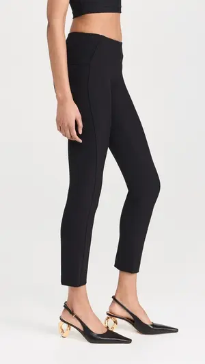 Veronica Beard Zip Back Scuba Pants - Black