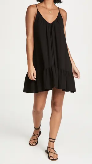 9seed St. Tropez Mini Dress - Black