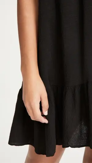 9seed St. Tropez Mini Dress - Black
