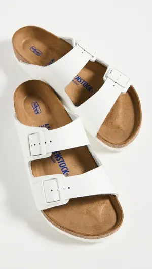 BIRKENSTOCK Arizona Soft Footbed Sandals - White